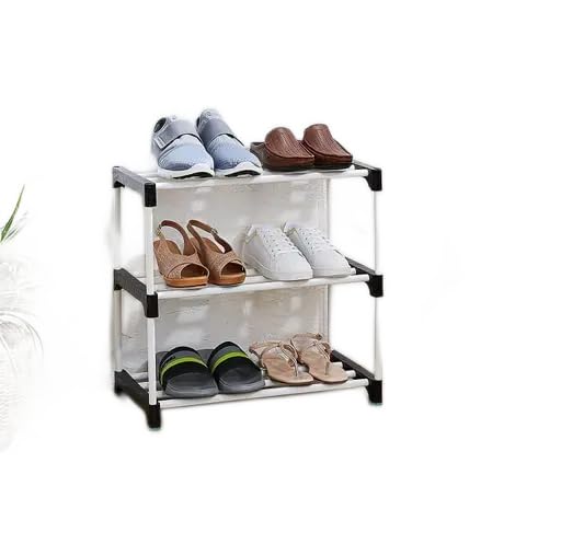Viglint Stores Durable Footwear Stand & 3-Shelves Shoe Rack for Home ...