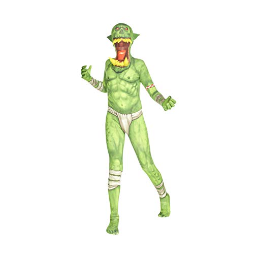 Morphsuits Official Green Orc Jaw Dropper Monster Kids Halloween Fancy ...