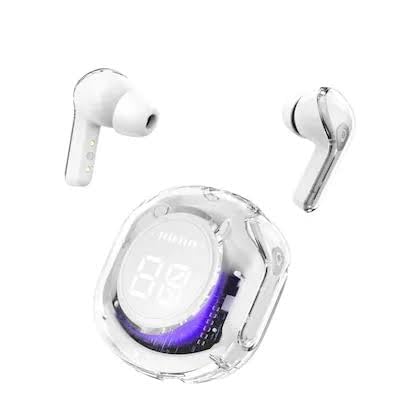 Ultrapods Pro TWS Earbud, Bluetooth Earbuds with Display, Transparent ...