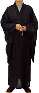 Amazon.com: Zen Buddhist Robe Lay Monk Meditation Gown Monk Training ...