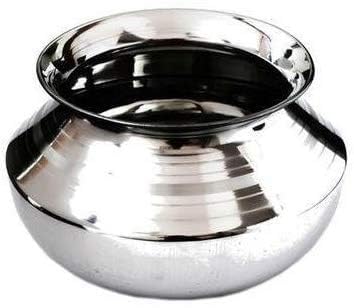 Buy Tannu Craft Degchi bhgona/bhagoni milk pot/Handi Stainless Steel ...