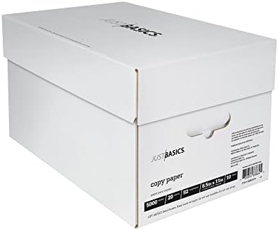 Amazon.com : Just Basics™ Copy Paper, Letter Paper Size, 92 Brightness ...