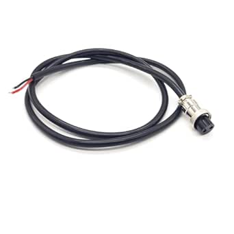 Amazon.com: 1.64 ft GX20 2 Pin Single Female Cable, GX20 2Pins Single Female Head Aviation ...