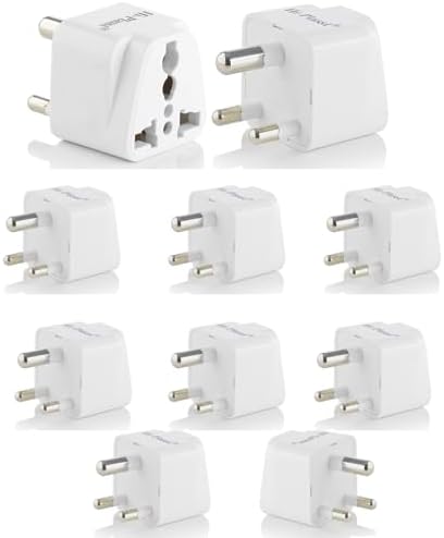 Buy Hi-PLASST Type D Adapter Converter (Pack of 10) World (USA, UK ...