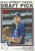 Amazon.com: Kyle Sleeth, Detroit Tigers, 2003 Topps Draft Pick ...