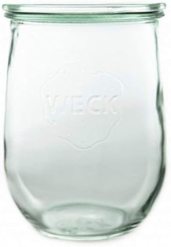 SET OF SIX 580ml Tulip Weck Jars. German Made Classic Design. Model 744 ...