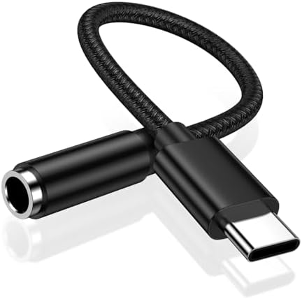 Adattatore USB C a jack 3,5 mm, audio dongle USBC aux per Samsung ...