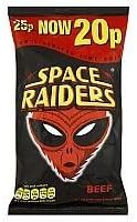 Space Raiders Beef Flavour Crisps 40x22g : Amazon.co.uk: Grocery