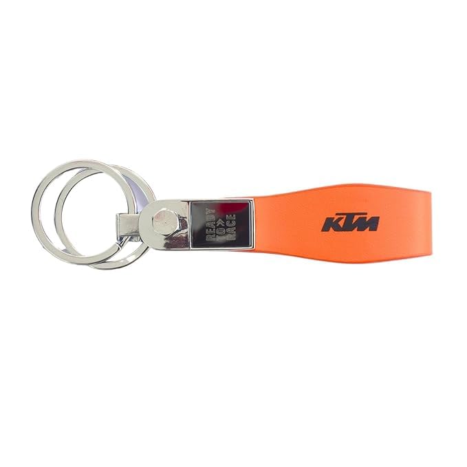 ALTRONA Premium Leather Ktm Duke/Rc Bike Metal Locking Hook keychain ...