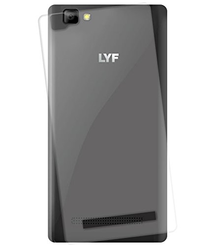 Tech Attires LYF Wind 7 Transparent Rubber Crystal Clear Back Phone ...