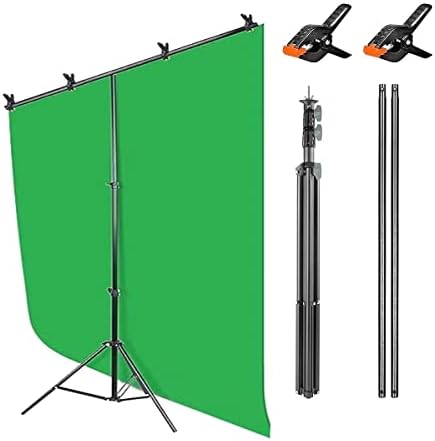 Boosty® 6x9ft Green Screen T-Shape Background Kit 1PC 6.5FT x 9FT T ...
