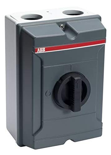 Buy ABB Enclosed Weatherproof Isolator 63A 3P Grey KSE363M/TPN Switch ...