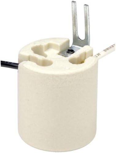 Leviton Medium Base, One-Piece, Keyless, Incandescent, Glazed Porcelain ...