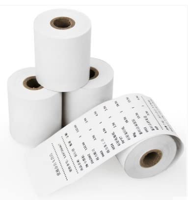 AJ Thermal paper roll/Billing Machine roll 3 Inch 79mm 50mtr (Set of 10 ...