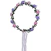 COSOON LED Flower Crown, 6 Set Light Up Flower Wreath Headband Luminous ...
