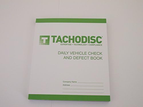 Tachodisc Driver's Defect Book HGV 50 report forms : Amazon.co.uk ...