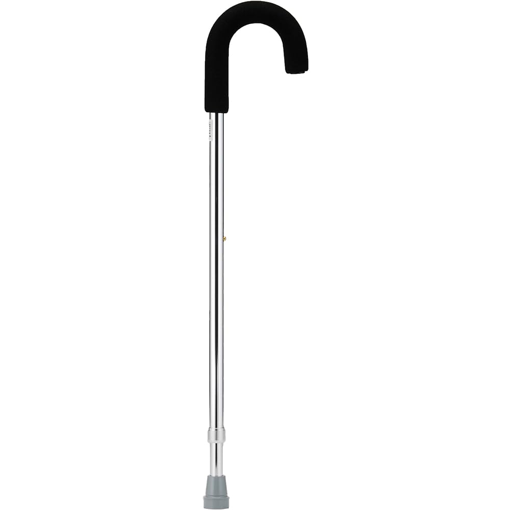 Amazon.com: NOVA Medical Products Curved Handle Cane, Silver : Health ...
