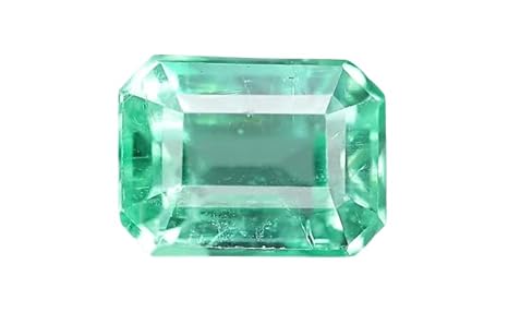 Royal Gems Colombian Emerald 5 Caret Beautiful Bright Green Pacha Stone ...
