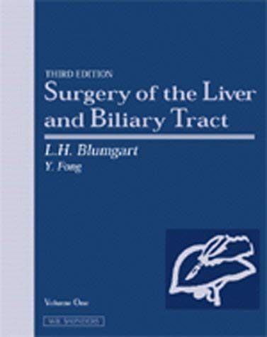 Surgery of the Liver and Biliary Tract : Blumgart, Leslie H.: Amazon.co ...