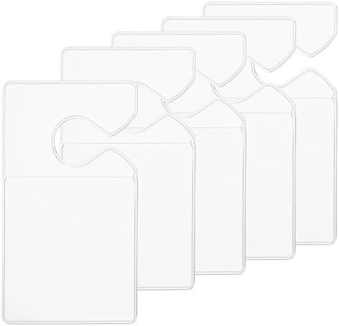 Amazon.com: 5 Pcs Clear Parking Permit Holder Parking Permit Hang Tags ...
