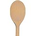 12 Inch Long Wooden Spoons for Cooking - Oval Wood Mixing Spoons for ...