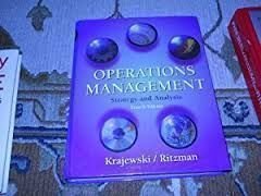 Operations Management: Strategy and Analysis : Buy Online at Best Price ...