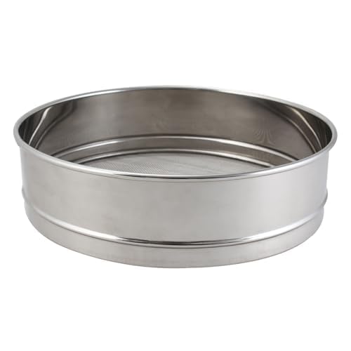 Get Plumm Four Strainer Stainless Steel Chalni for Kitchen 22cm | Atta ...