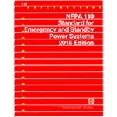 Nfpa 110: Standard for Emergency and Standby Power Systems, 2016 ...