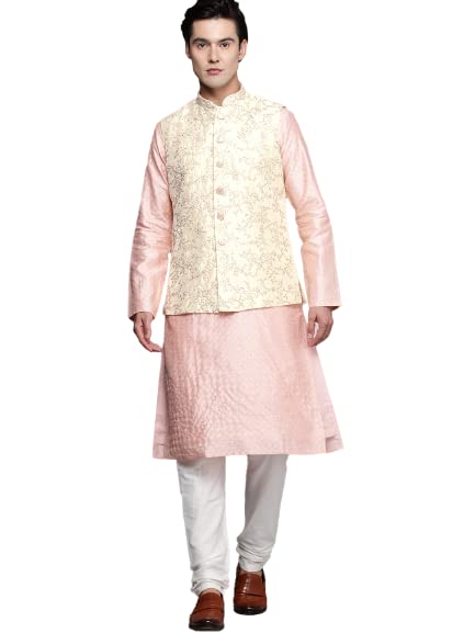 Buy Manyavar Mens Jacket, Nehru Jacket for Men, Ethnic Jacket for ...