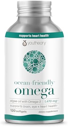 Amazon.com: Youtheory Ocean-Friendly Omega - Vegan Algae Omega 3 ...