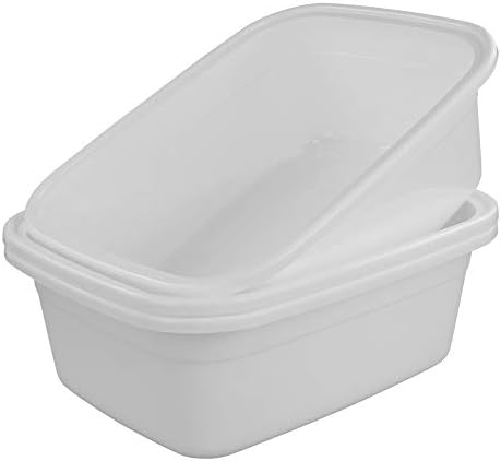 Amazon.com: EudokkyNA 3-pack 18 Quart Dish Pan Wash Basin, Large Dish ...