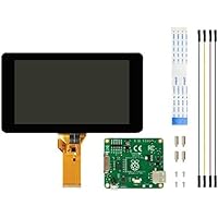Raspberry Pi Official 7 Inch Touch Screen for Raspberry Pi 4 / Pi 3/Pi ...