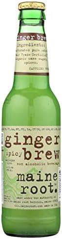 Amazon.com : Maine Root, Soda Ginger Brew, 12 Fl Oz, 4 Pack : Grocery ...