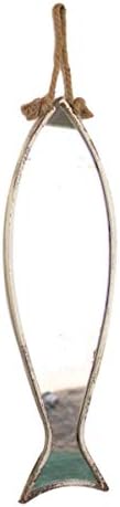 Amazon.com: Kalalou CYUY1027 Carved Wooden Fish Mirror, 47-inch Length ...