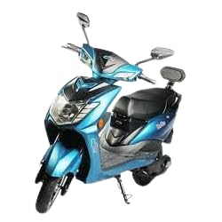 Motionman EzGo(Blue) Electric Scooty/Scooter with F:Disc & R:Drum Brake ...