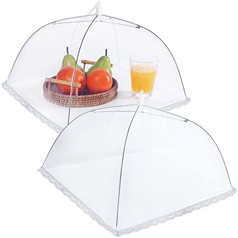 Mesh Food Cover, JULBEAR 2Pcs Tent Umbrella Food Screen Covers for ...