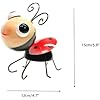 Amazon.com : LONG XIN SERIES 1 Pcs Metal Ladybug Statue Outdoor Insect ...
