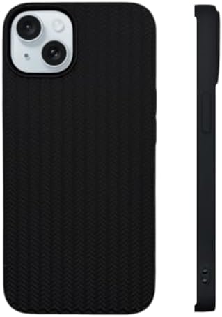 Outagear Black Woven Cover for iPhone 15 | Slim Protective Case ...