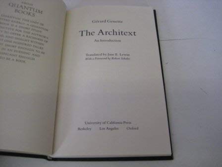 Amazon.com: The Architext: An Introduction (Volume 31) (Quantum Books ...