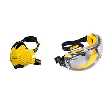 Stanley P3 Dust Mask, Reusable Respirator Mask with Face-Fit-Check ...