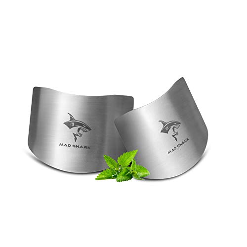 MAD SHARK Chef Stainless steel Finger guard knife cutting protector ...