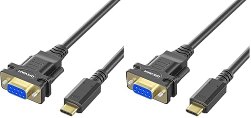 Amazon.com: OIKWAN USB-C to RS232 DB9 9pin Female Serial Cable ...