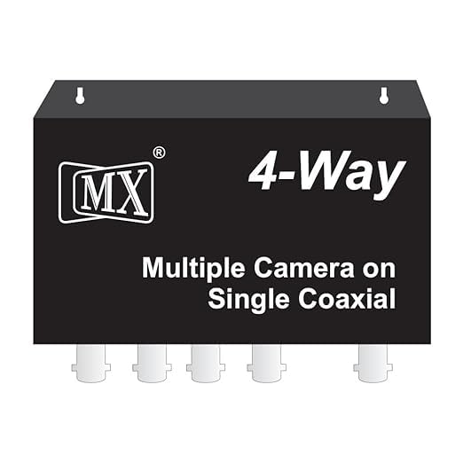 MX CCTV Transmitter Receiver – Sends 4 Analog Camera Signals over ...