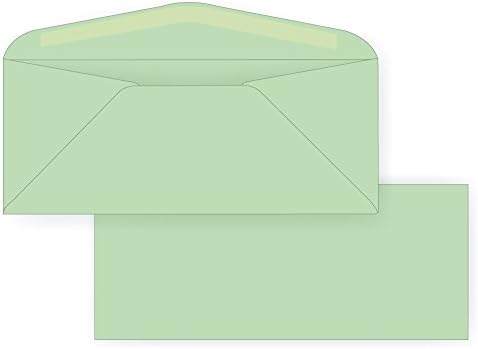 Amazon.com : #10 Regular Envelope - Pastel - 24# Light Green (4 1/8 x 9 ...
