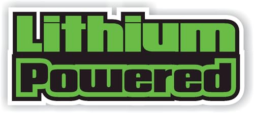 Amazon.com: Lithium Powered Lime Green Black White Full Color Decal ...
