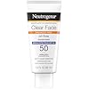 Amazon.com: Neutrogena Clear Face Sunscreen Lotion for Acne-Prone Skin, Broad Spectrum SPF 50 ...
