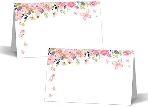 Amazon.com: Kigley 18 Pcs Butterfly Wooden Place Card Holder with 25 ...