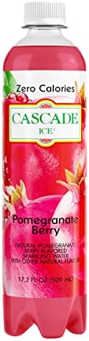 Amazon.com: Cascade Ice Sparkling Water, Pomegranate Blueberry, 17.2 Ounce (Pack of 12 ...