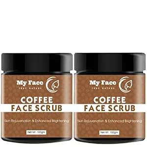 Buy My Face True Nature Coffee Face Scrub Caffeine And Walnut Scrub For ...