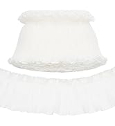 Amazon.com: FINGERINSPIRE 4 Yards Black Cotton Pleated Ribbon 3.35 inch ...